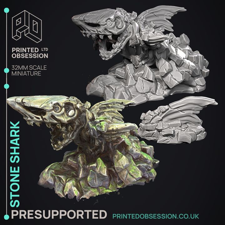 3D Printable Elemental Creatures 2 - 8 Models - PRESUPPORTED ...