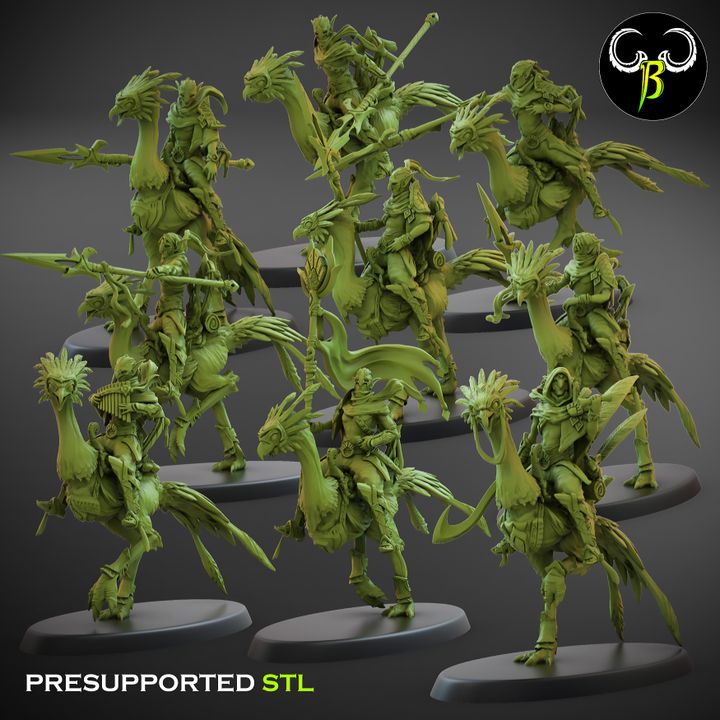 3D Printable Sand Runners Lance squad by ClayBeastCreation