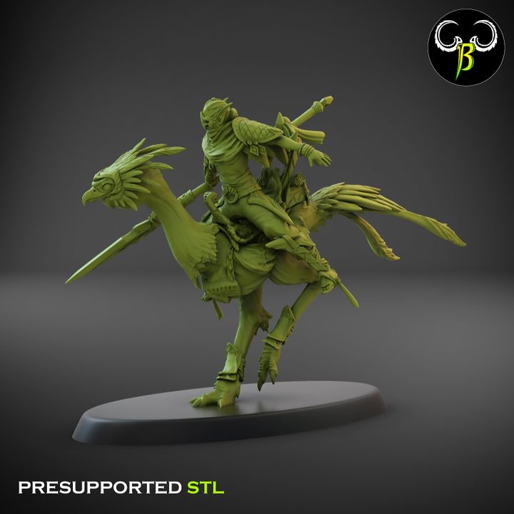 3D Printable Sand Runners Lance squad by ClayBeastCreation