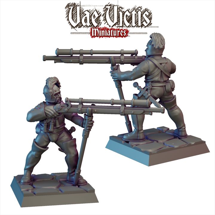 3D Printable Rifleman #04 [PRE_SUPPORTED] by Vae Victis Miniatures