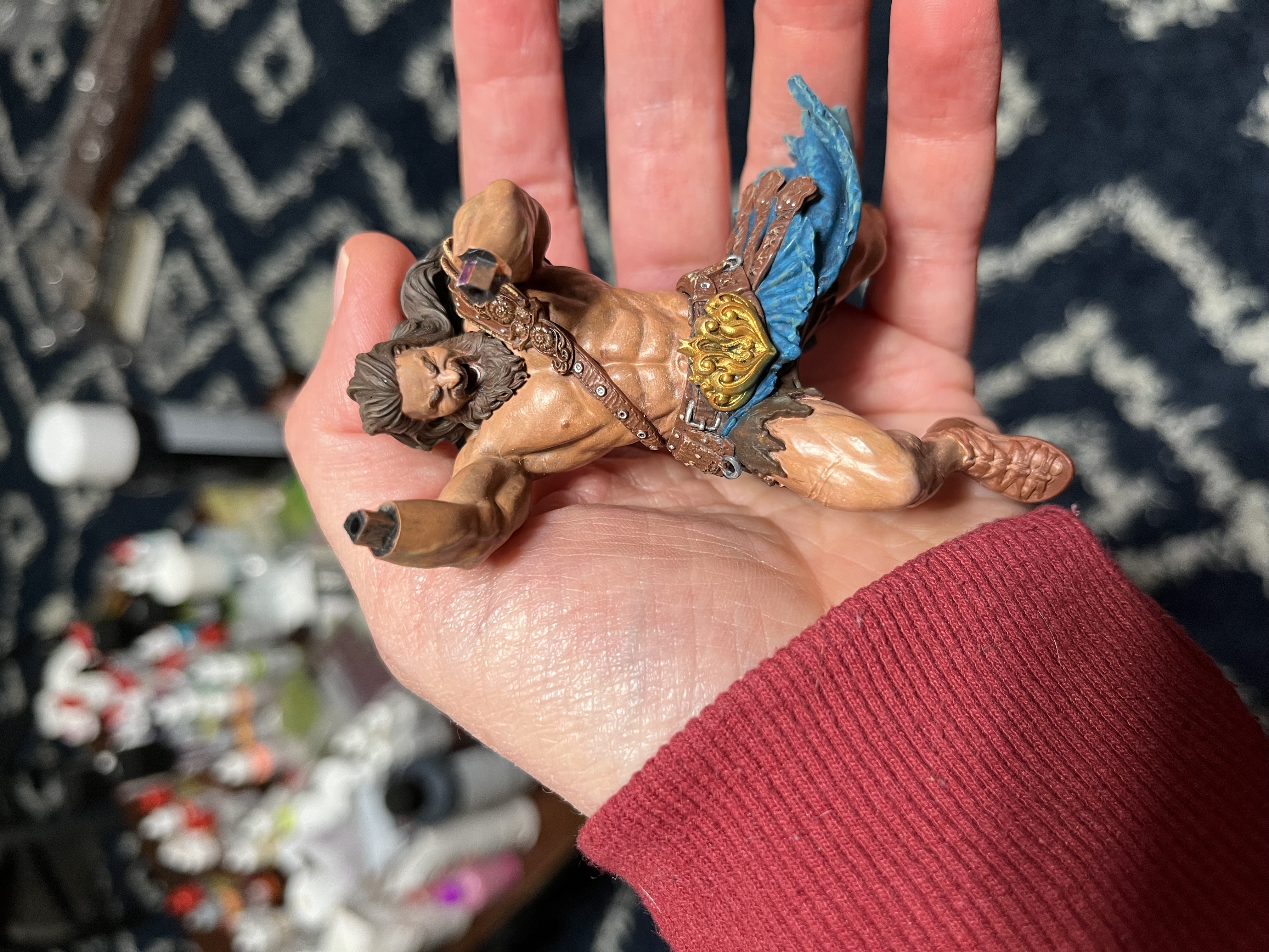 3D Printable Heracles and the Nemean Lion [presupported] by Nerikson