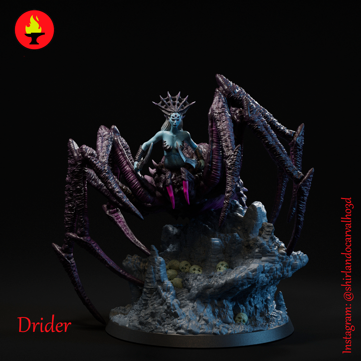 3D Printable Drider by Evil Forge