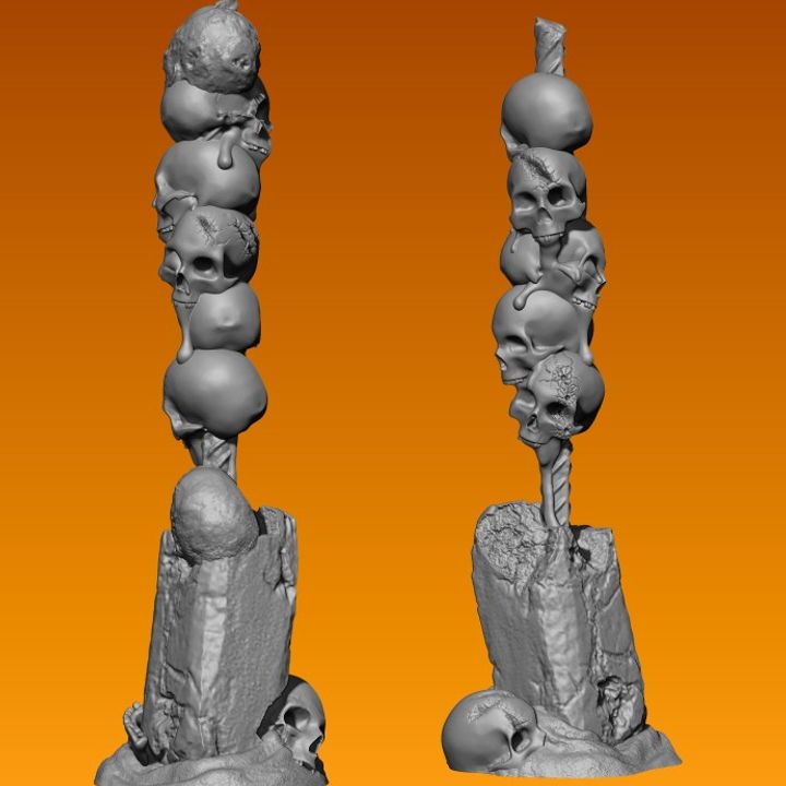 3D Printable Raider Totems by Mr. Bugg
