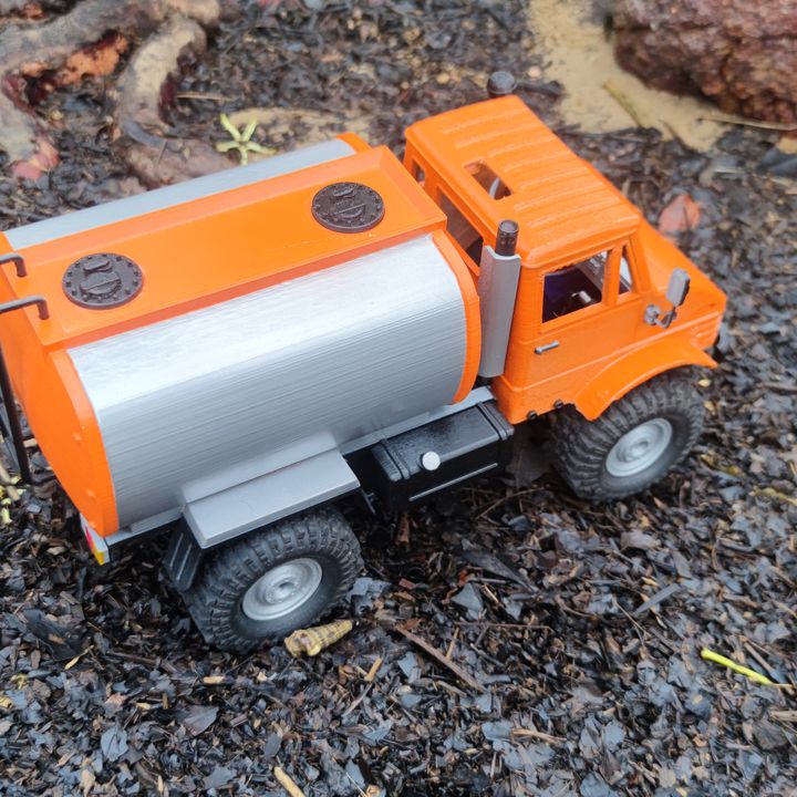 3D Printable Crawler Baby Bog 406 Front Cab - 1/18 TRX4M RC body by Ian Jim