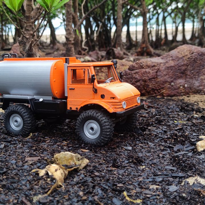 3D Printable Crawler Baby Bog 406 Front Cab - 1/18 TRX4M RC body by Ian Jim