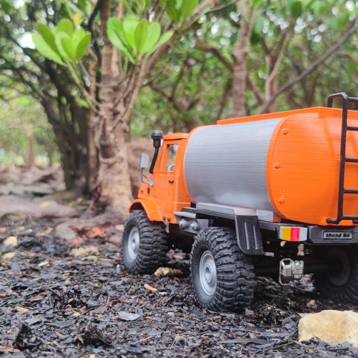 3D Printable Crawler Baby Bog 406 Fuel Carrier - 1/18 TRX4M RC body ...