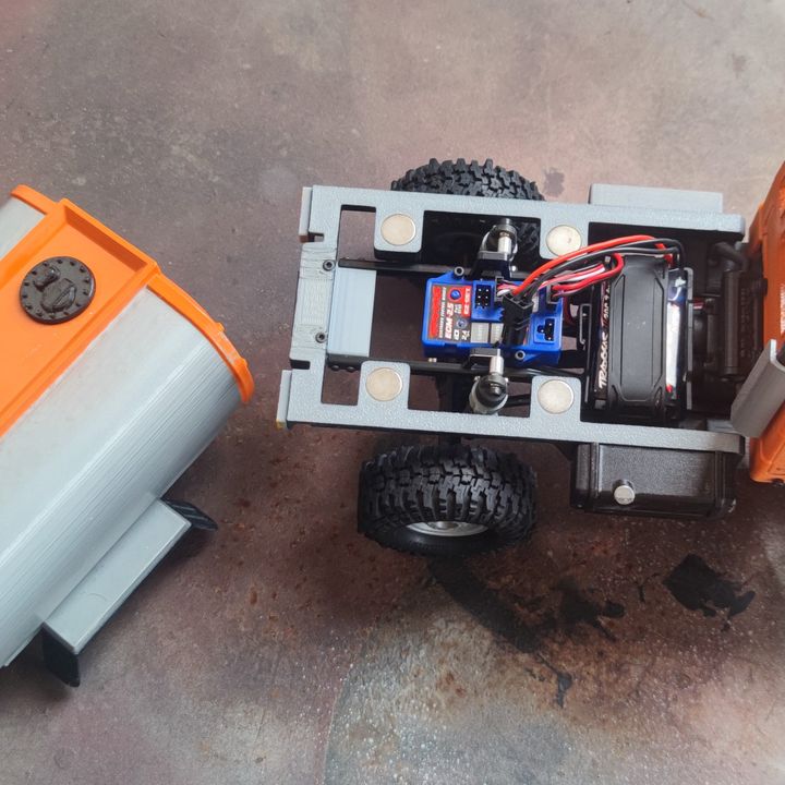 3D Printable Crawler Baby Bog 406 Fuel Carrier - 1/18 TRX4M RC body ...