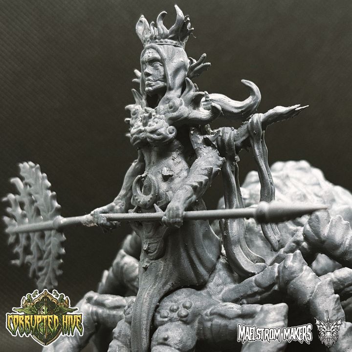 3D Printable Hive Queen Arachne - Miniature by Maelstrom Makers