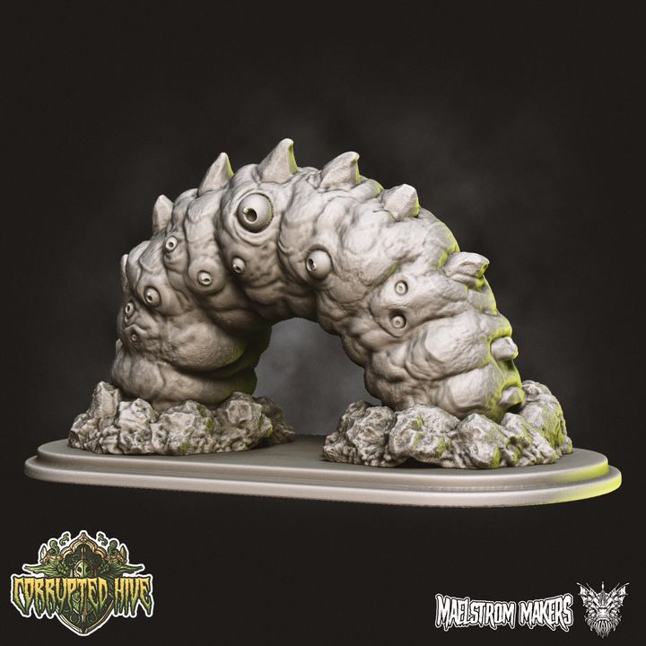 3D Printable Elder Worm of the Cosmos - Miniature by Maelstrom Makers