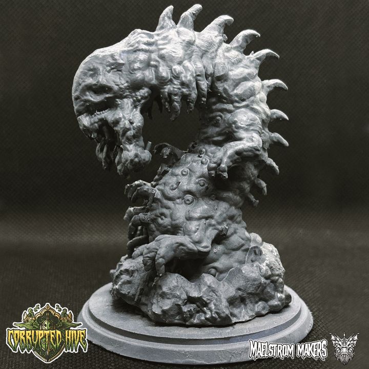 3D Printable Elder Worm of the Cosmos - Miniature by Maelstrom Makers