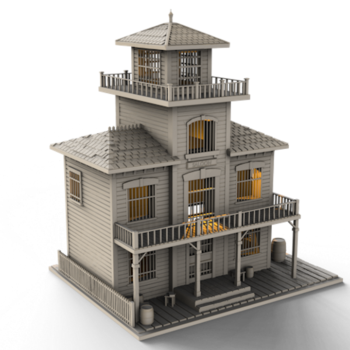 3D Printable The County Jail - Welcome to our kindly Hotel by ZBB EditionS
