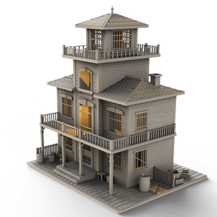 3D Printable The County Jail - Welcome to our kindly Hotel by ZBB EditionS
