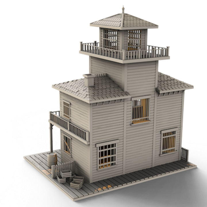3D Printable The County Jail - Welcome to our kindly Hotel by ZBB EditionS
