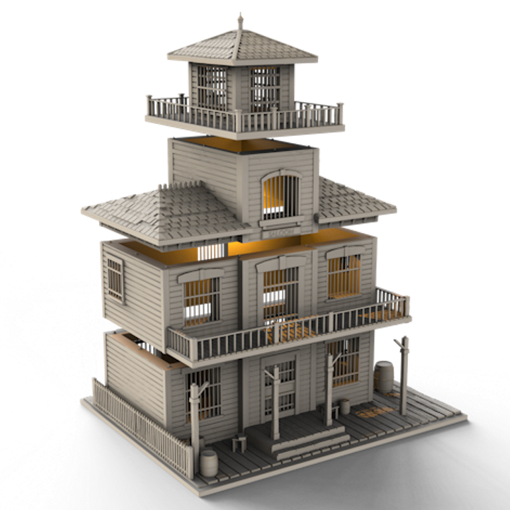 3D Printable The County Jail - Welcome to our kindly Hotel by ZBB EditionS