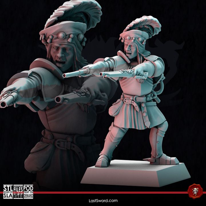 3D Printable Marenstatd Merchant Prince by LastSword Miniatures