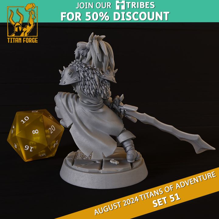 3D Printable RPG - DnD Hero Characters - Titans of Adventure Set 51 by ...