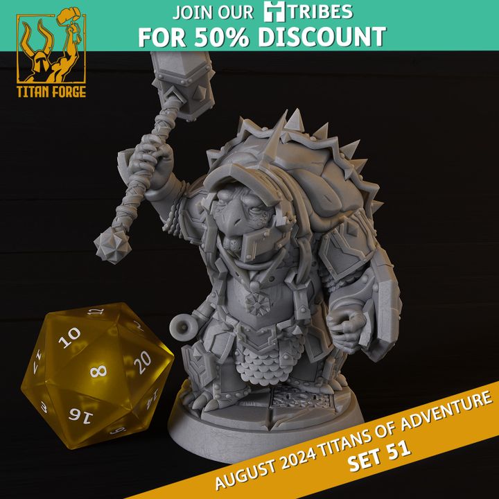 3D Printable RPG - DnD Hero Characters - Titans of Adventure Set 51 by ...