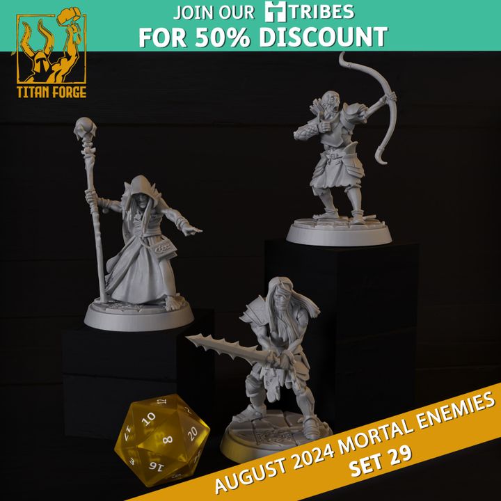 3D Printable Revenants - RPG Monster DnD 5e - Mortal Enemies Set 29 by ...