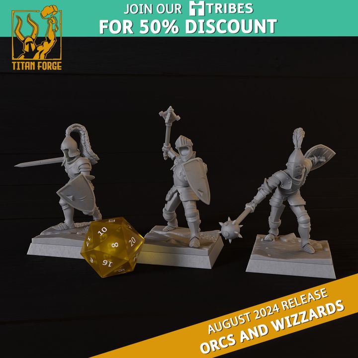 3D Printable Wizzard Animated Armor - Titan Forge Miniatures - 2024 ...
