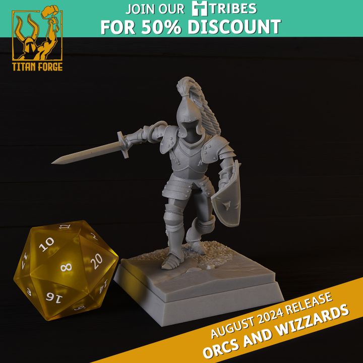 3D Printable Wizzard Animated Armor - Titan Forge Miniatures - 2024 ...