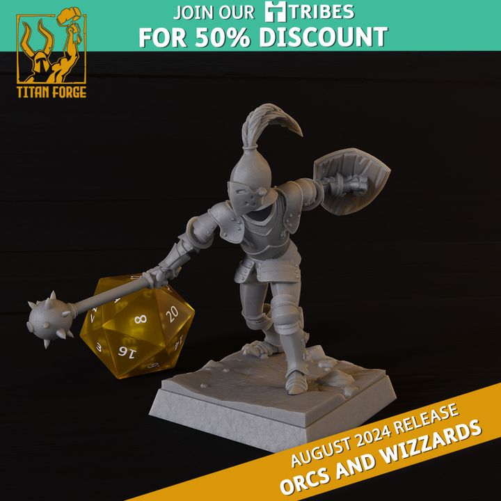 3D Printable Wizzard Animated Armor - Titan Forge Miniatures - 2024 ...