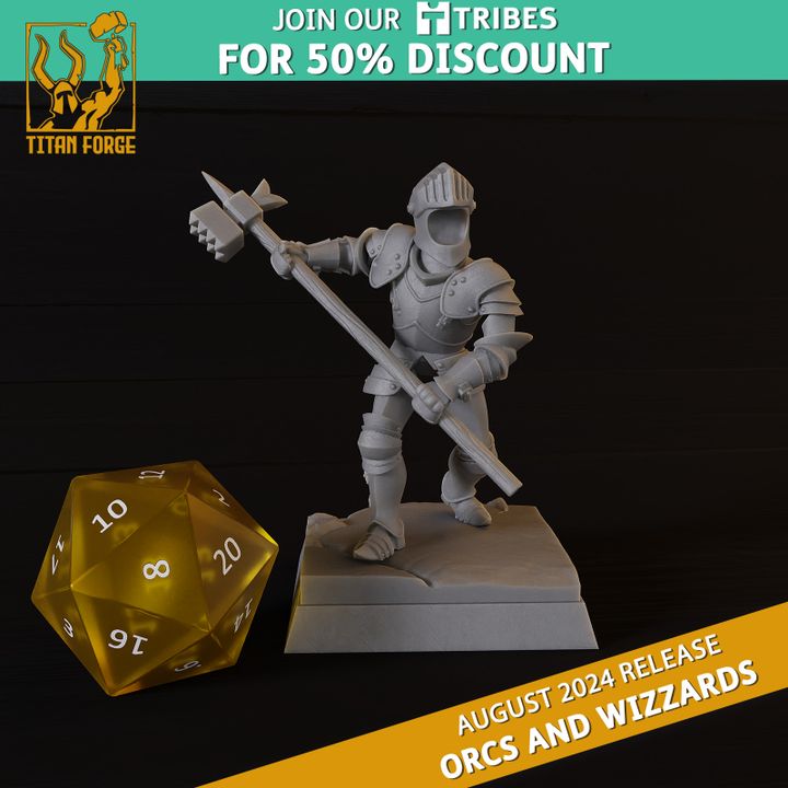 3D Printable Wizzard Animated Armor - Titan Forge Miniatures - 2024 ...