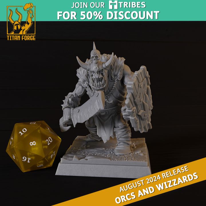 3D Printable Orc Warriors - Titan Forge Miniatures - 2024 - August ...