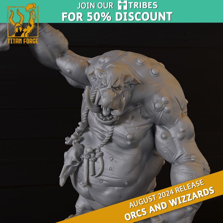 3D Printable Orc Trolls - Titan Forge Miniatures - 2024 - August - Orcs ...