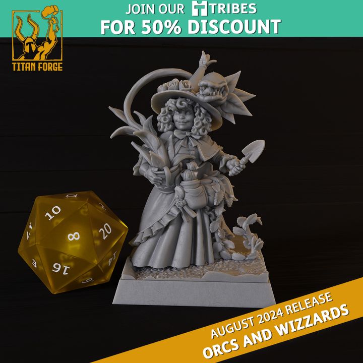 3D Printable Wizzard Zoologist - Titan Forge Miniatures - 2024 - August ...