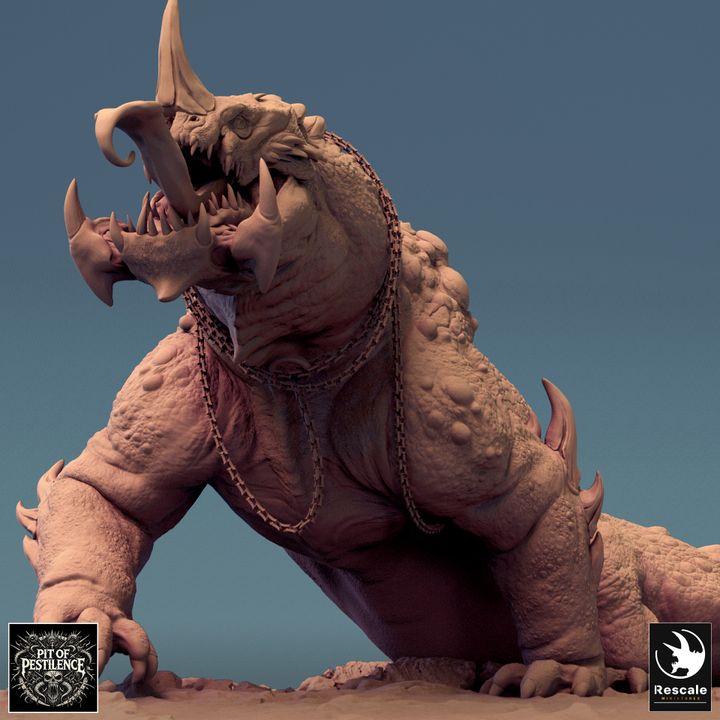 3D Printable Sludgeborn Drake Walk by Rescale Miniatures