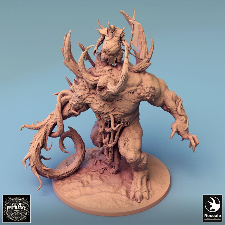 3D Printable Ulcerated Colossus by Rescale Miniatures