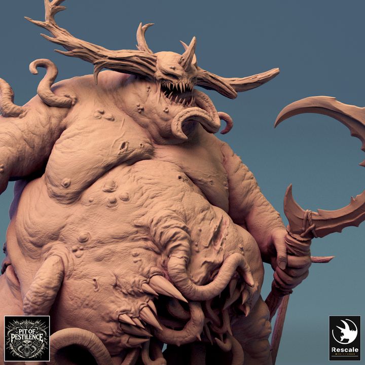 3D Printable Pack Purulent Demon by Rescale Miniatures