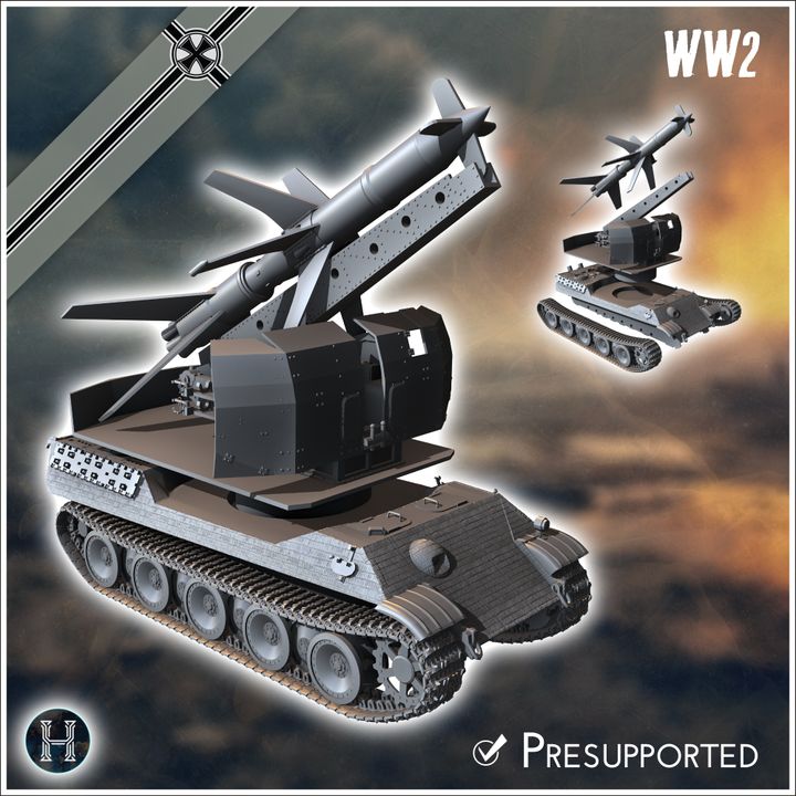 3D Printable German WW2 pack, Panzer V Panther No. 2 (variants and ...