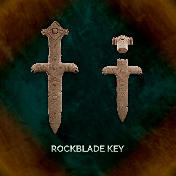 3D Printable Rockblade key by Artificers_Mini