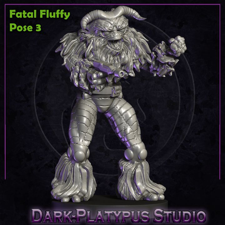 3D Printable Fatal Fluffies – transforming genetic Monsters by Dark ...