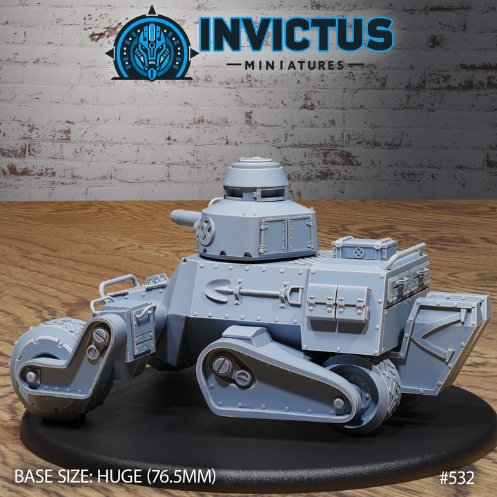 3D Printable Neo Light Tank / Space Infantry Machine / Roving Vehicle ...