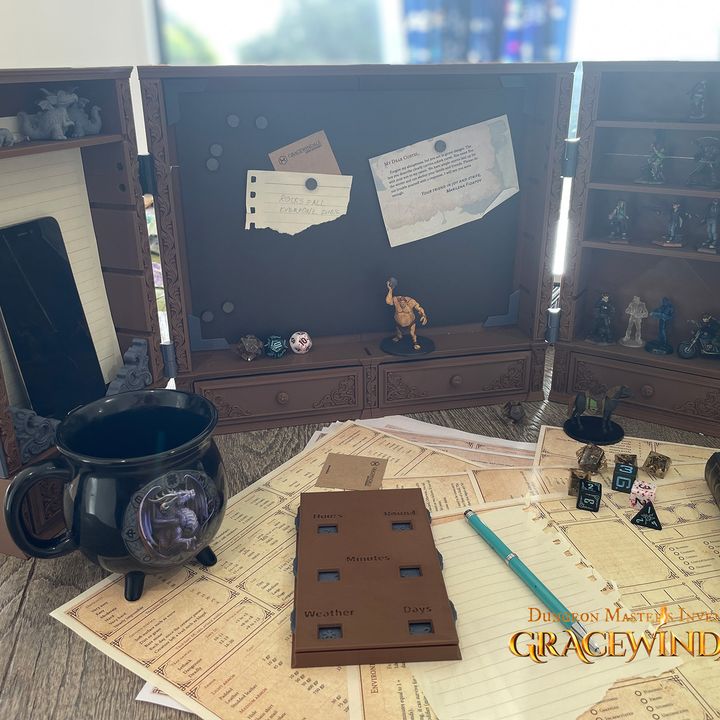 3D Printable DM Inventory: Time & Weather Tracker by Gracewindale Mini ...