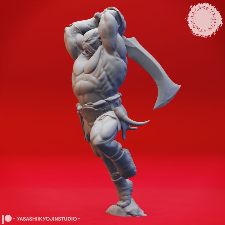 3D Printable Leaping Orc - Tabletop Miniature (Pre-Supported) by ...