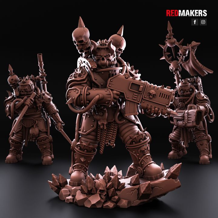 3D Printable Renegade Solar Guard – Squad – Heretics by RedMakers