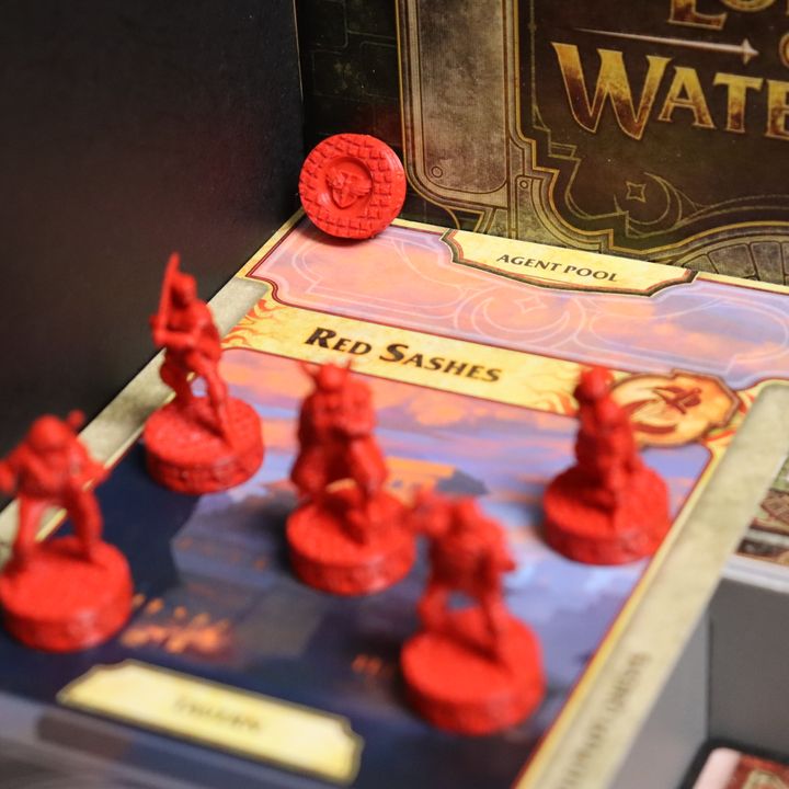 3D Print of Red Sashes Agents for Lords Of Waterdeep by raptorslegacy