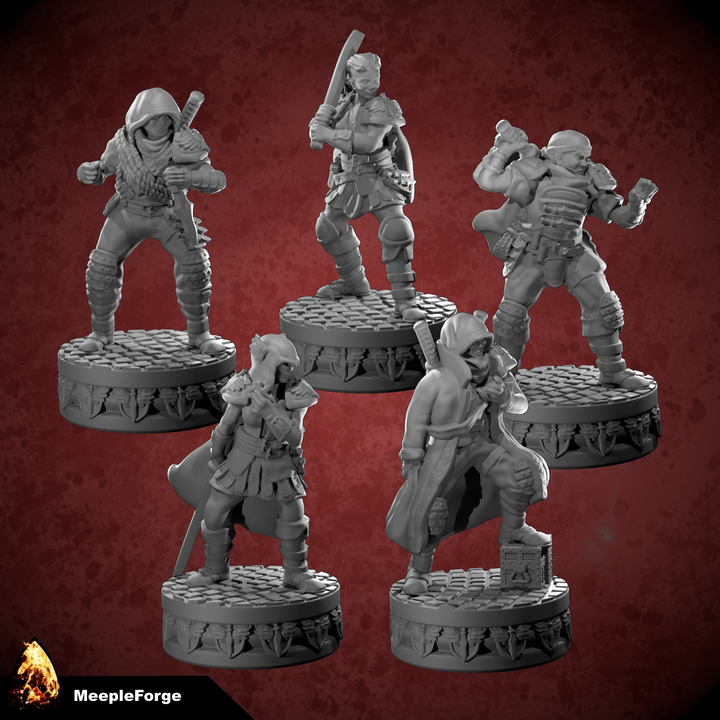 3D Printable Red Sashes Agents for Lords Of Waterdeep by Andy at ...