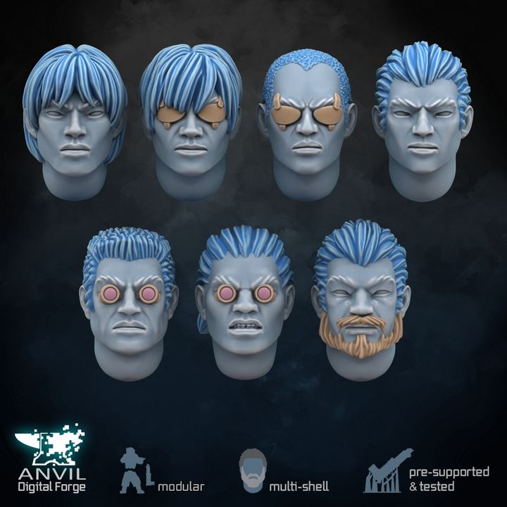 3D Printable CSpec Operative Heads - Anvil Digital Forge by Anvil ...
