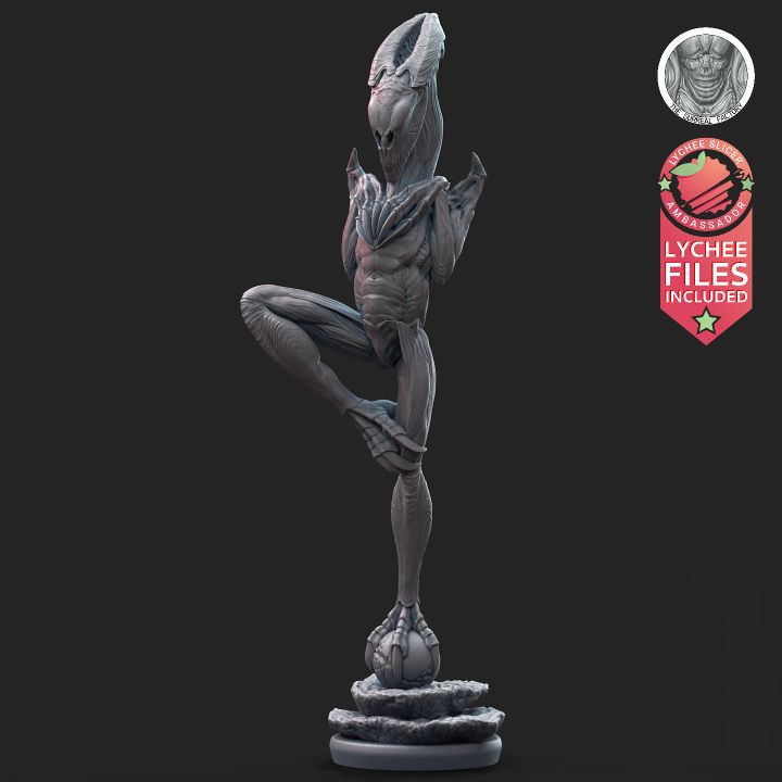 3D Printable Grinning Demon Standing by TheSurrealFactory