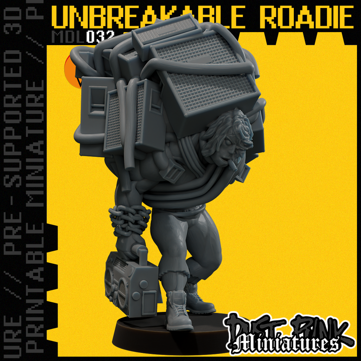 3D Printable MDL032 UNBREAKABLE ROADIER [PRE-SUPPORTED] by Django OCP