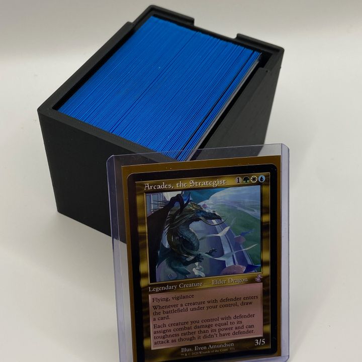 3D Printable The Simple Top Loaded Box - Magic the Gathering EDH ...