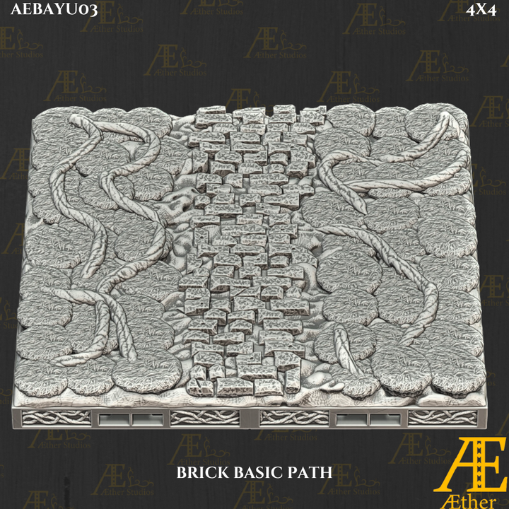 3D Printable AEBAYU03 – Brick Paths by Aether Studios