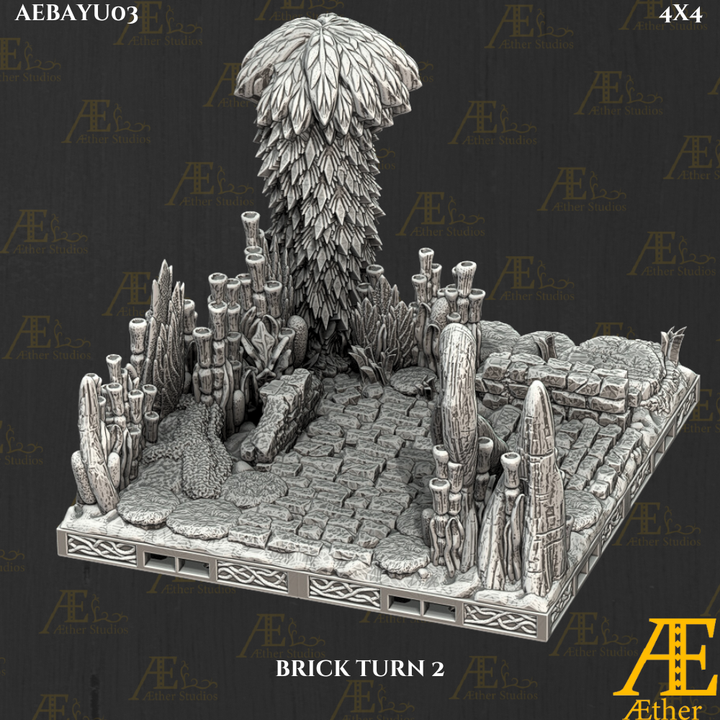 3D Printable AEBAYU03 – Brick Paths by Aether Studios