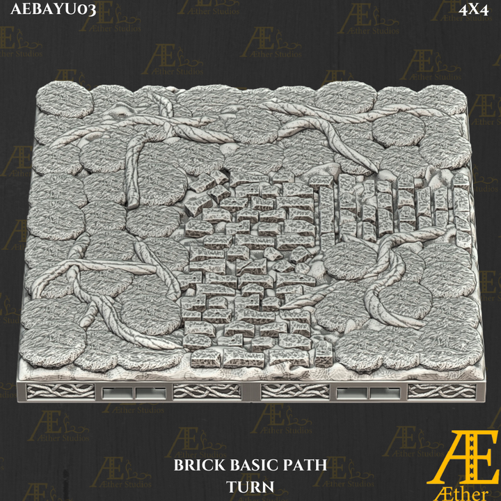 3D Printable AEBAYU03 – Brick Paths by Aether Studios