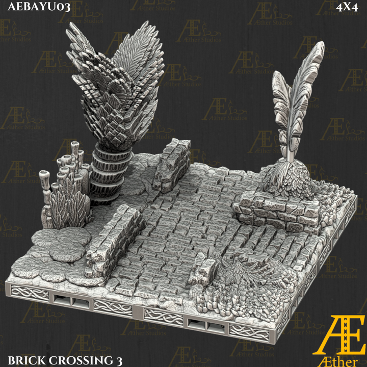 3D Printable AEBAYU03 – Brick Paths by Aether Studios