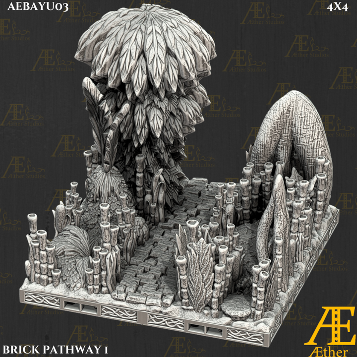 3D Printable AEBAYU03 – Brick Paths by Aether Studios